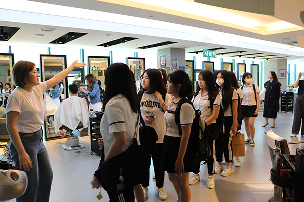 대구 관광고, 오무선뷰티아카데미 직업체험 탐방 - OMS GALLERY - 오무선 뷰티살롱